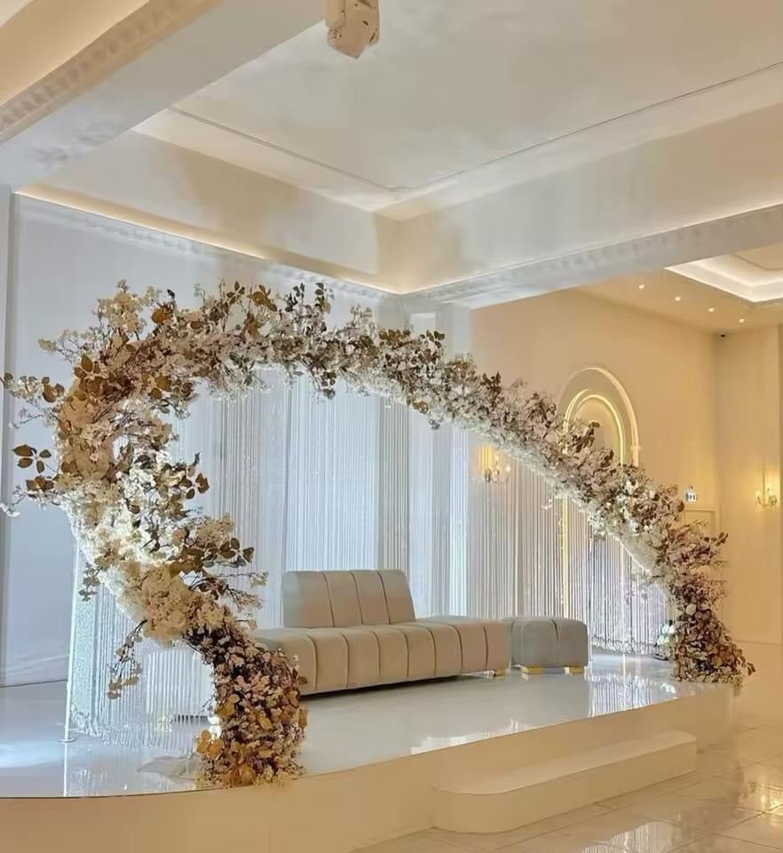 Circular Semi Arc Backdrop Stand – The Azhane Ohara Society of Luxury ...